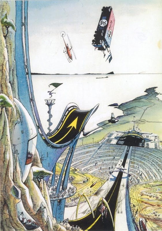 Fascinating Automobile Illustrations by Stan Mott | Amusing Planet